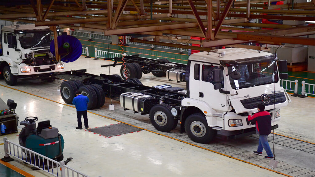 Heavy-duty Truck Assembly Line-designed for the manufacturing of heavy ...